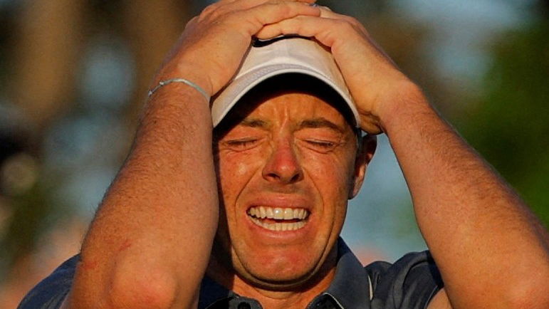 Watch: Rory McIlroy in TEARS as he completes career grand slam at 2025 ...