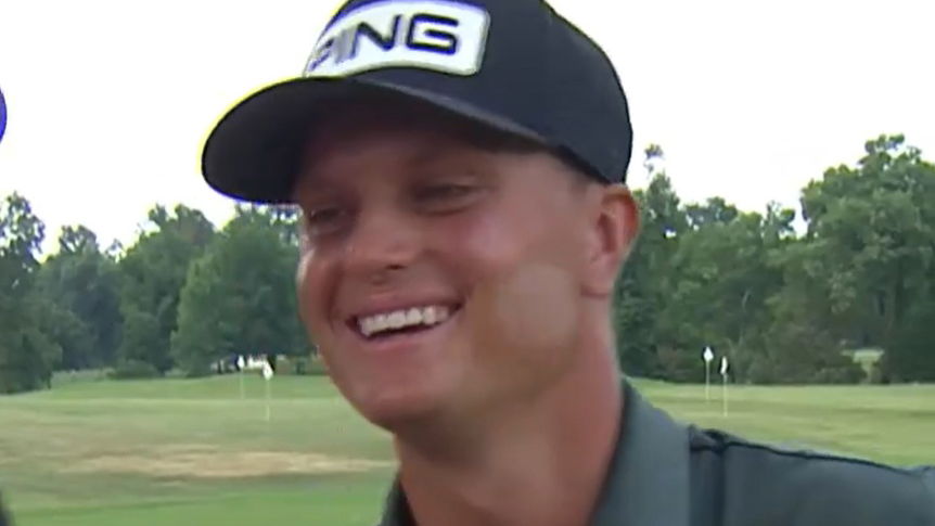 Emotional William Mouw pays tribute to family after firing a 61 to win first PGA Tour title at ...