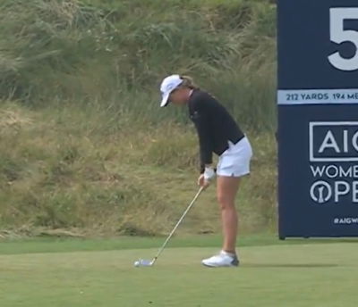 Mimi Rhodes makes one of the funniest hole-in-ones of all time at AIG ...